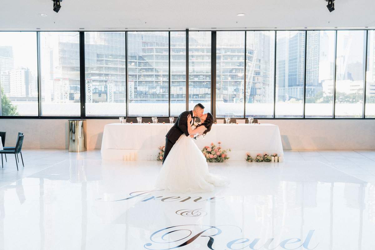 Melbourne Weddings | Aerial South Wharf