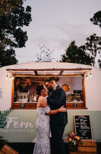 Fern Vintage Van Bar & Cafe - Real Weddings