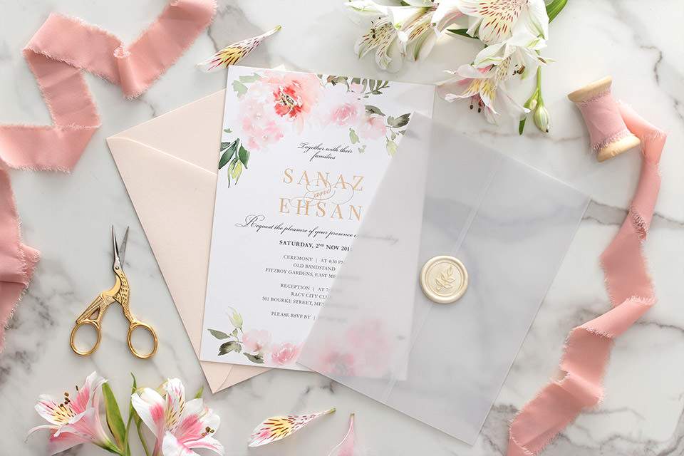 Giant Invitations - Wedding Invitations Brunswick | Real Weddings