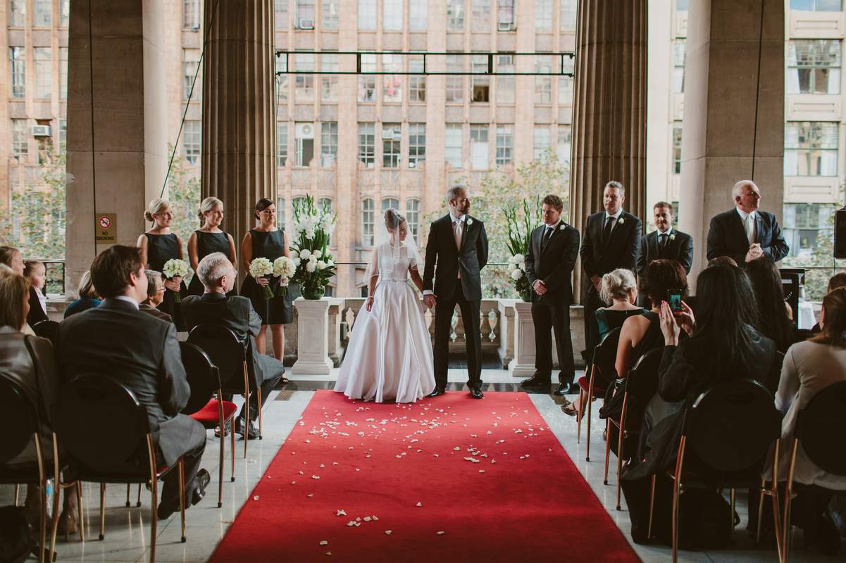 Weddings at Melbourne Town Hall