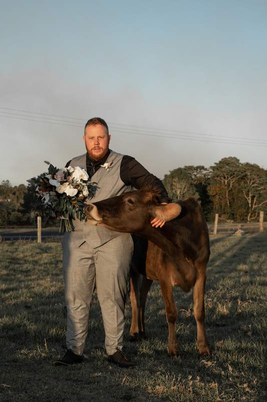 Reuben F Scarf - Wedding Formal Wear Erina | Real Weddings